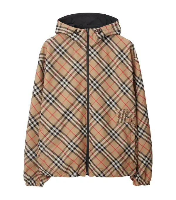 Burberry Reversible Check Ekd Jacket - Yellow