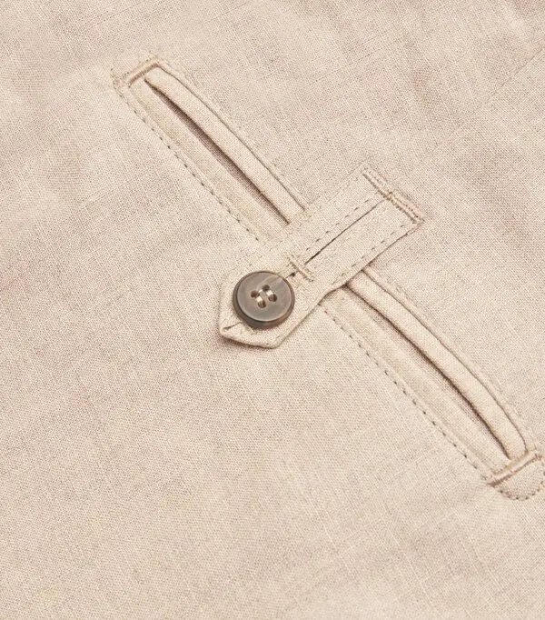 Eleventy Linen Tailored Trousers