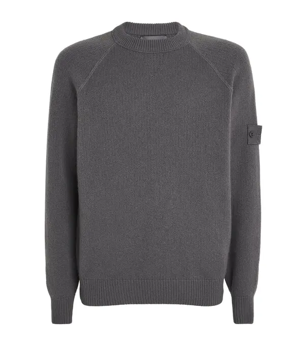 Stone Island Cashmere Crew-neck Sweater - Grey