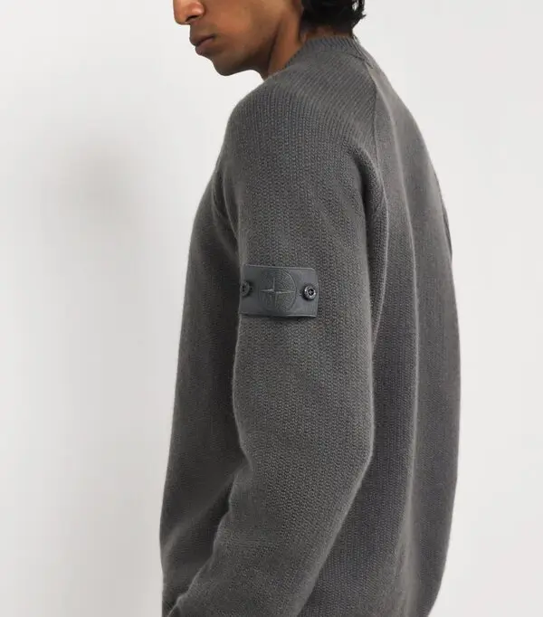 Stone Island Cashmere Crew-neck Sweater - Grey