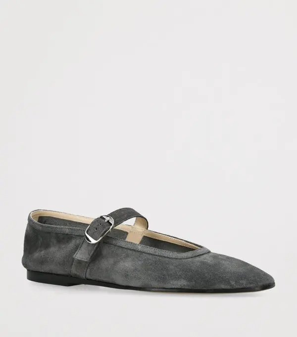 Le Monde Beryl Suede Mary Jane Ballet Flats