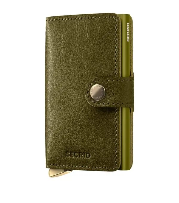 SECRID Basco Leather Miniwallet - Green
