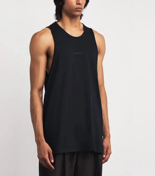 Fear Of God Cotton Oversized Logo Tank Top