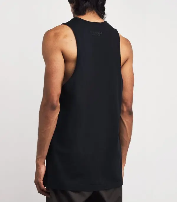 Fear Of God Cotton Oversized Logo Tank Top