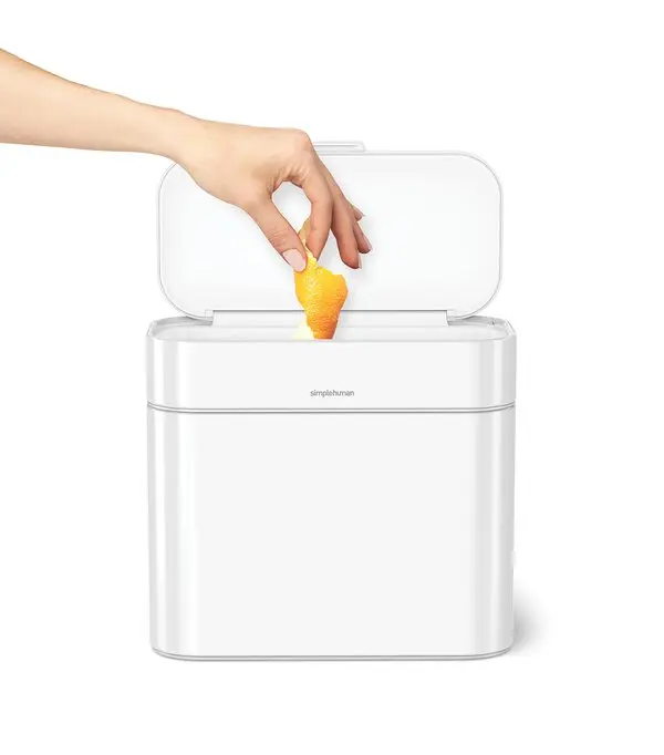 SIMPLEHUMAN Stainless Steel Compost Caddy