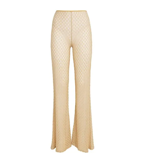 Missoni Metallic Flared Trousers