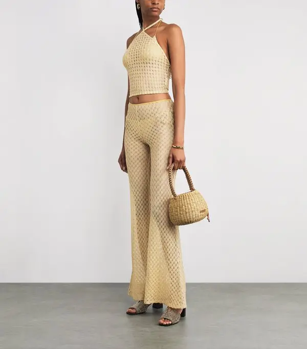 Missoni Metallic Flared Trousers