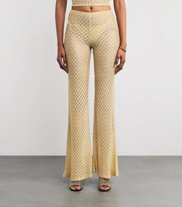 Missoni Metallic Flared Trousers