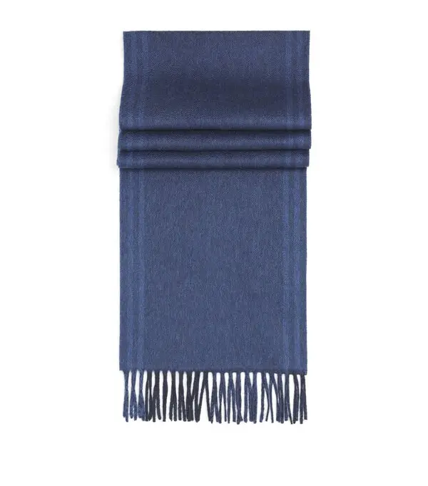 Colombo Cashmere Scarf - Blue