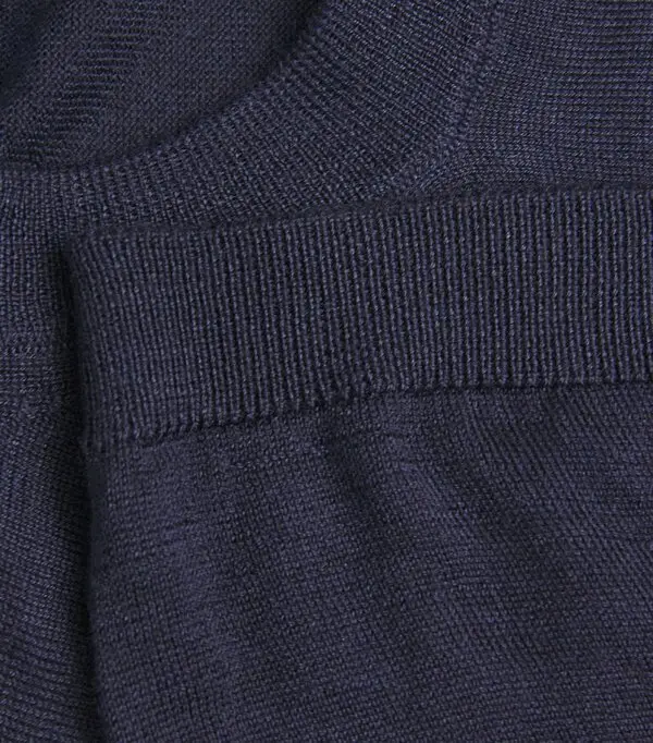 Colombo Cashmere-silk T-shirt - Navy