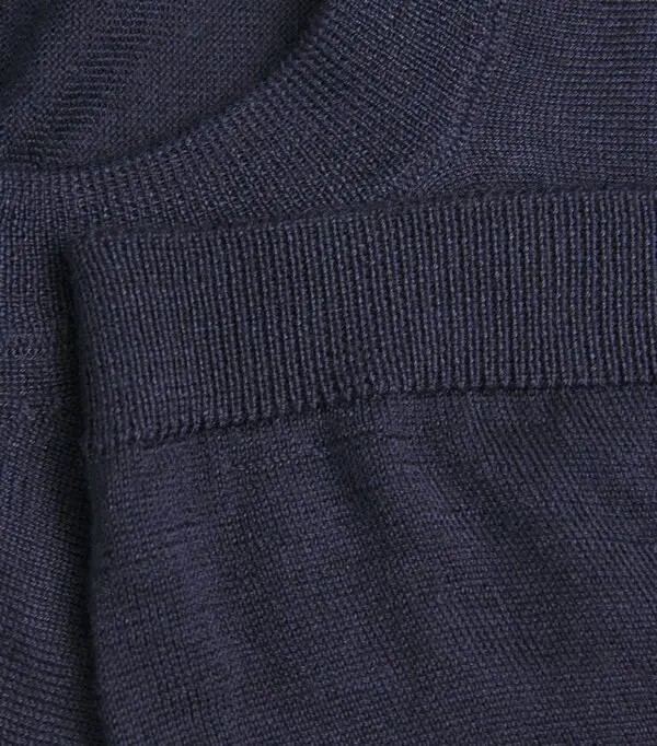 Colombo Cashmere-silk T-shirt - Navy