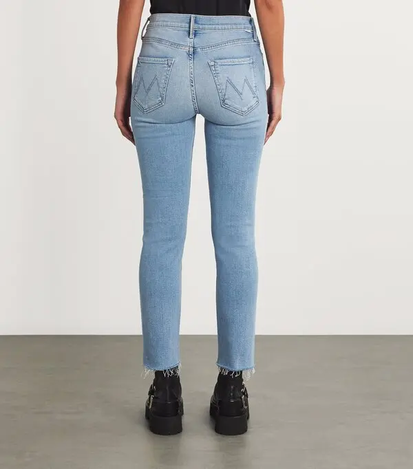 MOTHER The Dazzler Ankle Fray Jeans