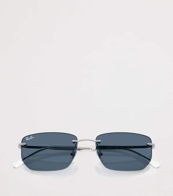 Ray-ban Metal Irregular Sunglasses - Silver