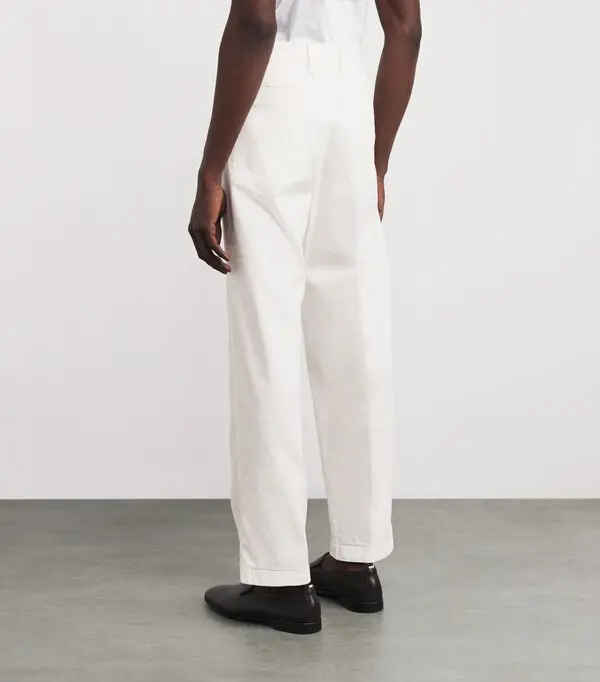 Canali Stretch-cotton-cashmere Chinos