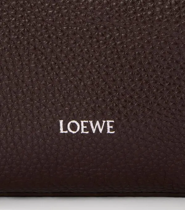 Loewe Small Leather Cubi Cross-body Bag - Burgundy