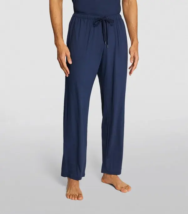 Derek Rose Micro Modal Lounge Trousers - Navy