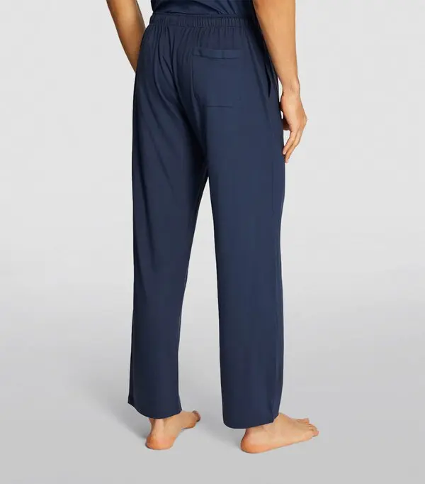 Derek Rose Micro Modal Lounge Trousers - Navy