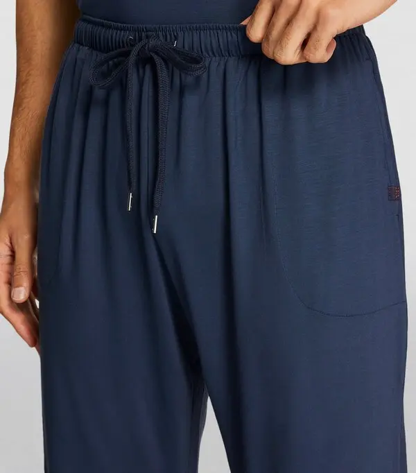 Derek Rose Micro Modal Lounge Trousers - Navy