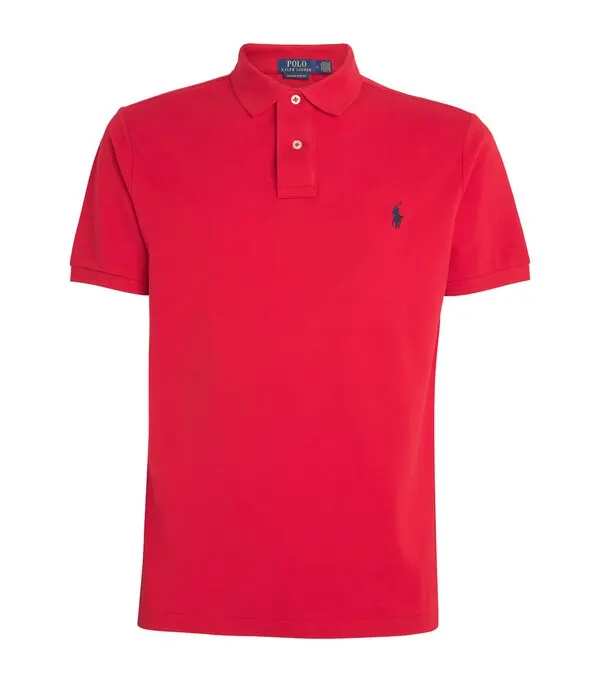 Polo Ralph Lauren Cotton Polo Pony Polo Shirt - Red