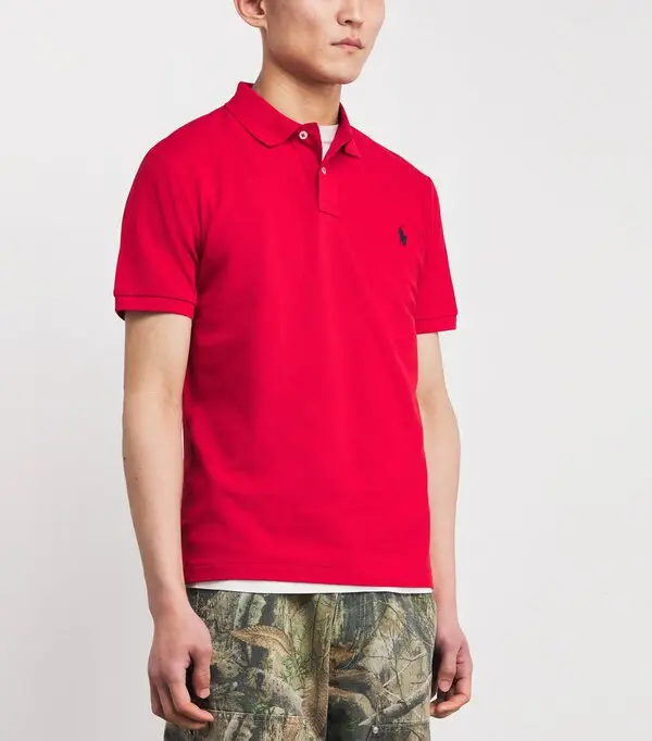 Polo Ralph Lauren Cotton Polo Pony Polo Shirt - Red