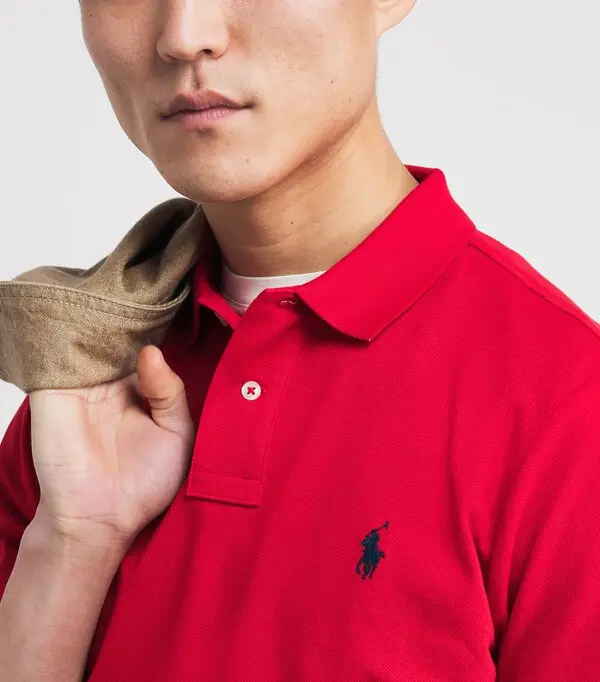 Polo Ralph Lauren Cotton Polo Pony Polo Shirt - Red