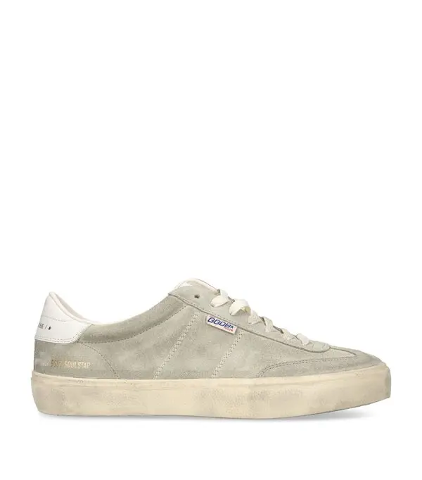 GOLDEN GOOSE Soul Star Suede Sneakers - Beige