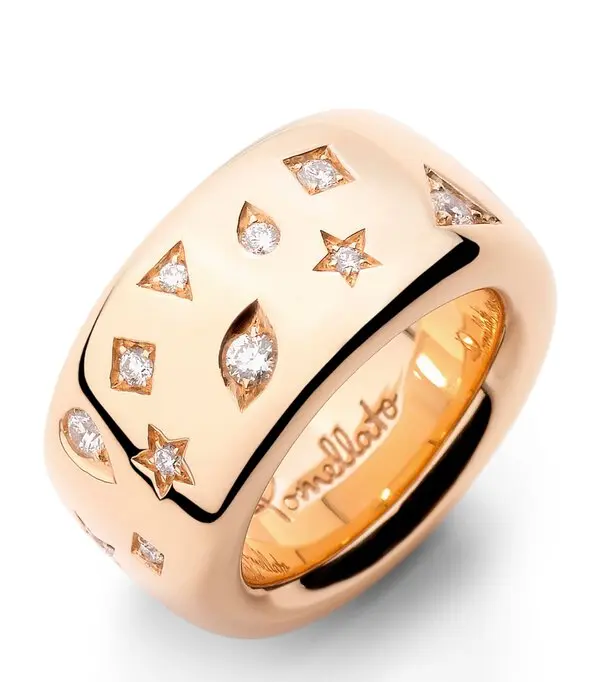 Pomellato Iconica Diamond Ring - Rose Gold