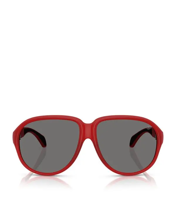 Moncler Injected Halcyonne Me8001 Sunglasses - Red