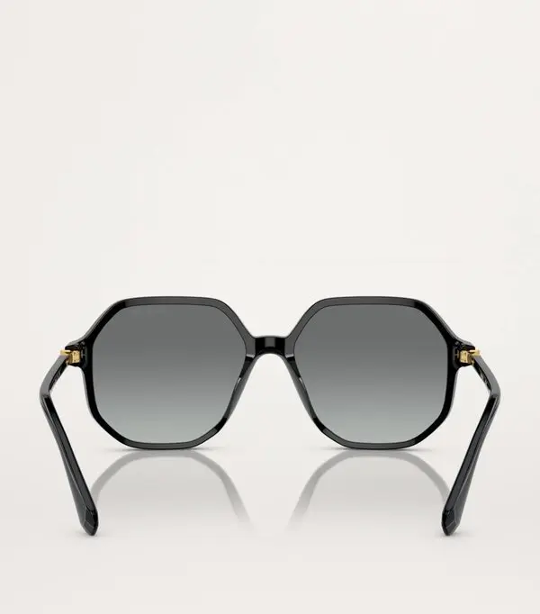 SWAROVSKI Sk6003 Embellished Oversized Sunglasses - Black