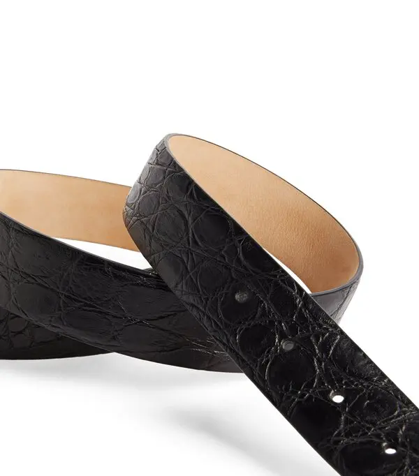 Giorgio Armani Crocodile Leather Belt