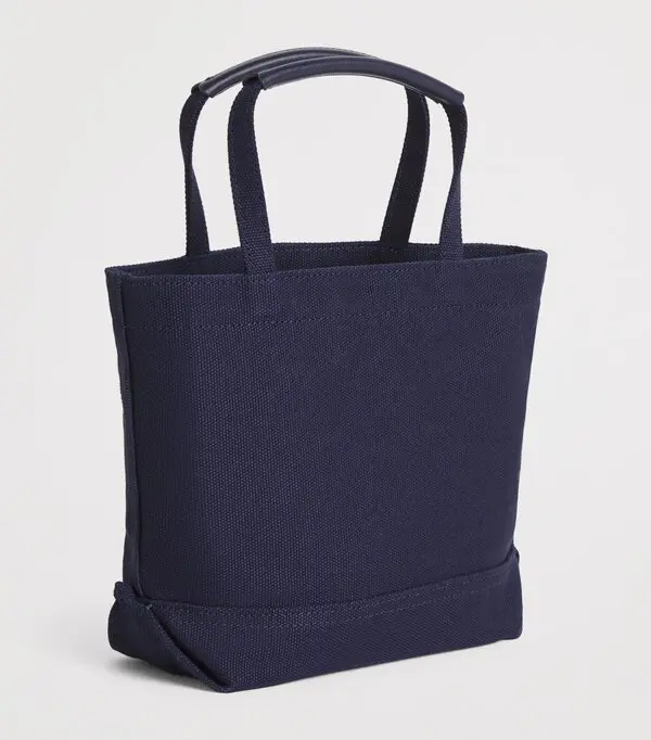 Harrods Embroidered Logo Tote Bag - Navy