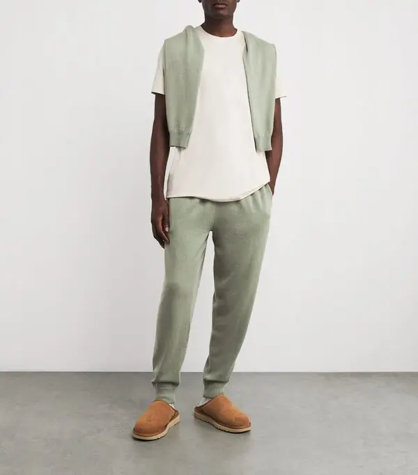 Derek Rose Cashmere Finley Sweatpants - Green