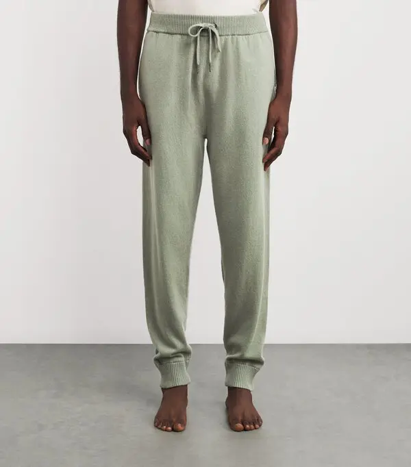 Derek Rose Cashmere Finley Sweatpants - Green