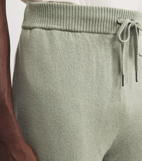 Derek Rose Cashmere Finley Sweatpants - Green