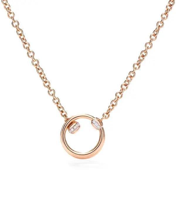 Pomellato Together Diamond Necklace - Rose Gold