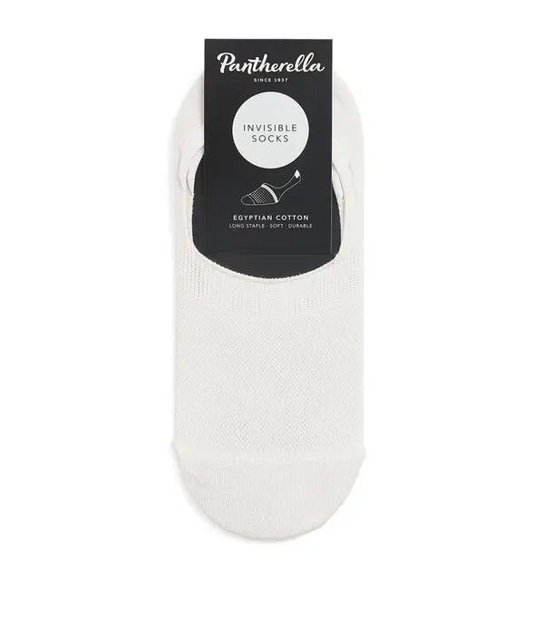 Pantherella Invisible Socks - White
