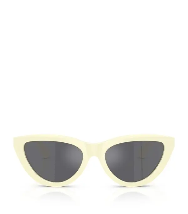 Burberry Acetate Cat Eye Sunglasses - Yellow