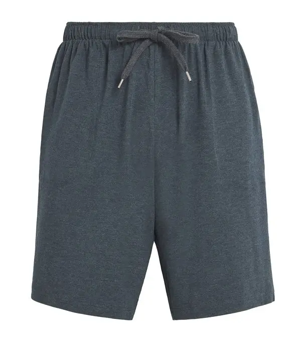 Derek Rose Basel Lounge Shorts - Grey
