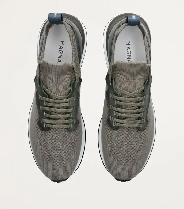 Magnanni Stratus Lyteknit Sneakers - Green