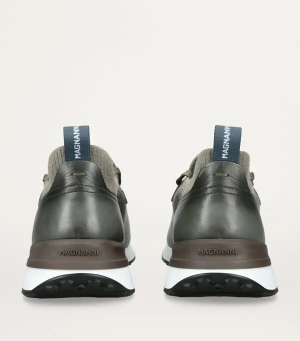 Magnanni Stratus Lyteknit Sneakers - Green