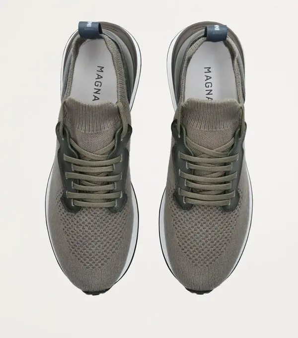 Magnanni Stratus Lyteknit Sneakers - Green