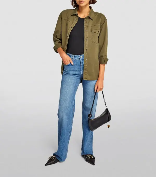 ANINE BING Hugh Wide-leg Jeans - Blue