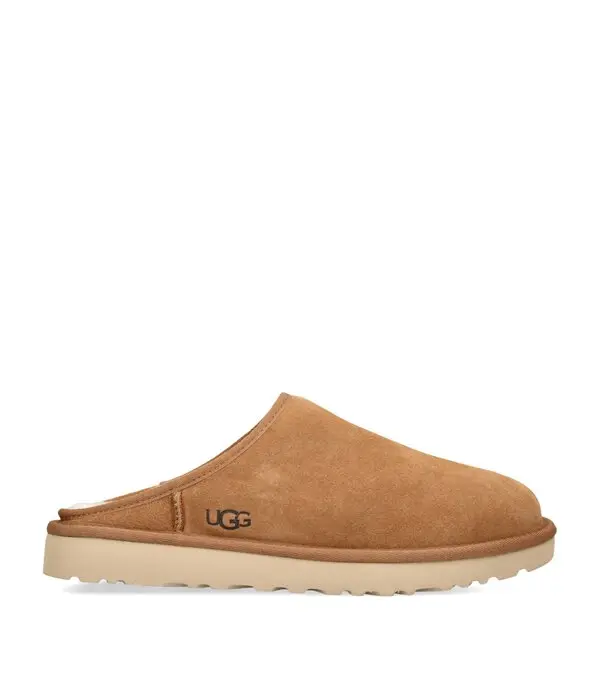 UGG Classic Suede Slippers - Beige