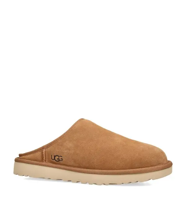 UGG Classic Suede Slippers - Beige