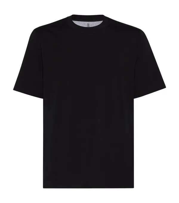 Brunello Cucinelli Cotton Crew-neck T-shirt - Black