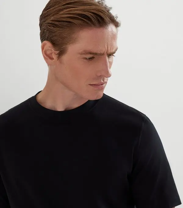 Brunello Cucinelli Cotton Crew-neck T-shirt - Black