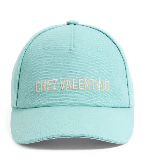Valentino Garavani Chez Baseball Cap - Turquoise