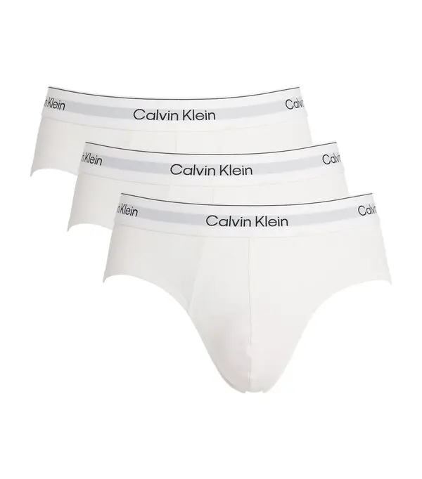 Calvin Klein Cotton Stretch Icon Hip Briefs - White
