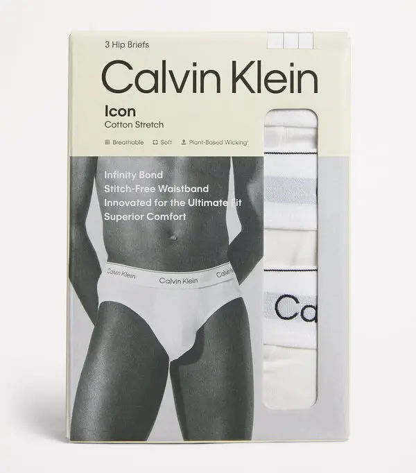 Calvin Klein Cotton Stretch Icon Hip Briefs