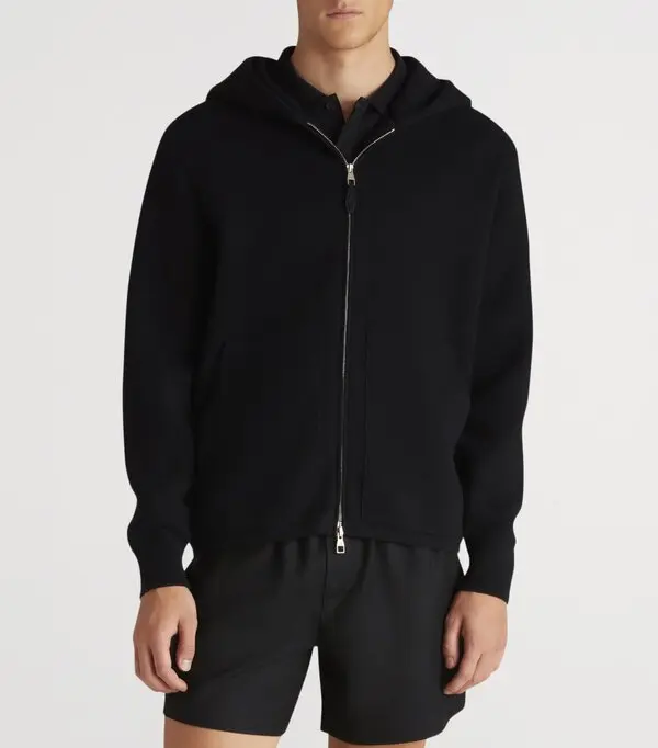 Dunhill Cotton-cashmere Zip-up Hoodie